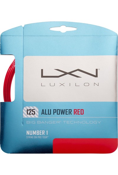 Luxilon Alu Power 1.25 Kırmızı Tekli Kordaj Luxilon Alu Power 1.25 Kırmızı Tekli Kordaj