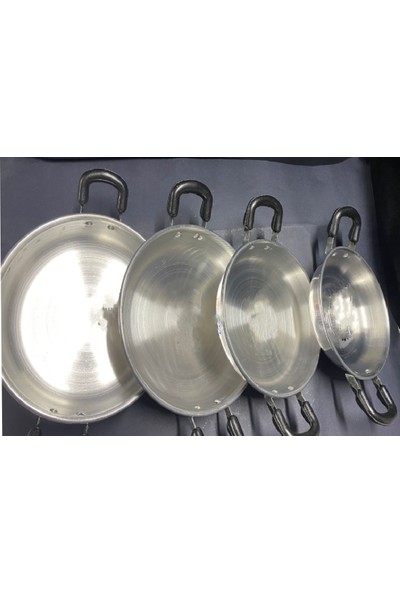 Qpazar Alüminyum Yumurta Sahan Tava 4 Adet (16-18-20-22 Cm) Qpazar Alüminyum Yumurta Sahan Tava 4 Adet (16-18-20-22 Cm)