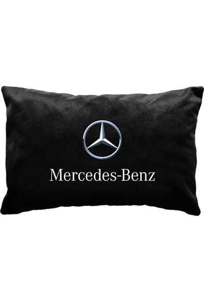Araç Boyun Yastığı Oto Seyahat Minderi Bel Desteği Mercedes