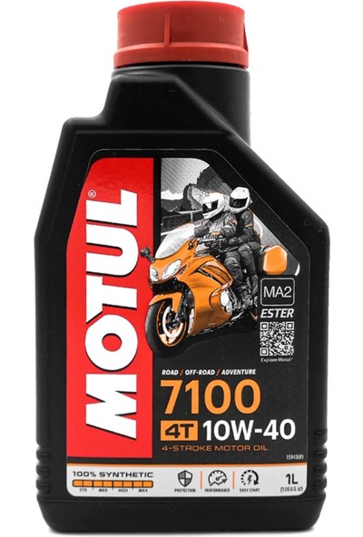 Motul 7100 10W40 4T Motor Yağı 1 lt (Üretim Yılı: 2022) Motul 7100 10W40 4T Motor Yağı 1 lt (Üretim Yılı: 2022)