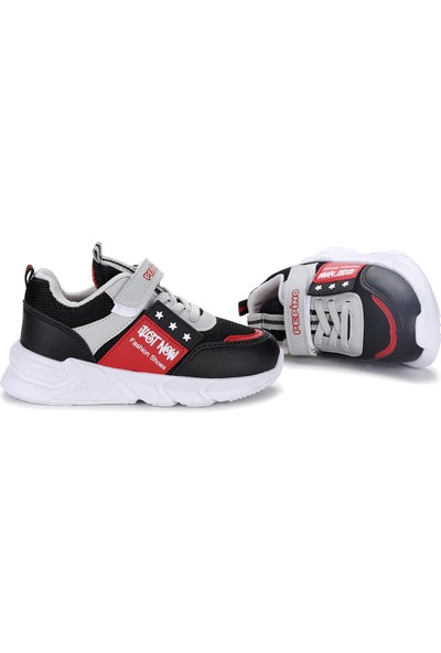 Kiko Kids Pepi 1226 Günlük Kız/erkek Çocuk Cırtlı Spor Ayakkabı Siyah - Kırmızı Kiko Kids Pepi 1226 Günlük Kız/erkek Çocuk Cırtlı Spor Ayakkabı Siyah - Kırmızı