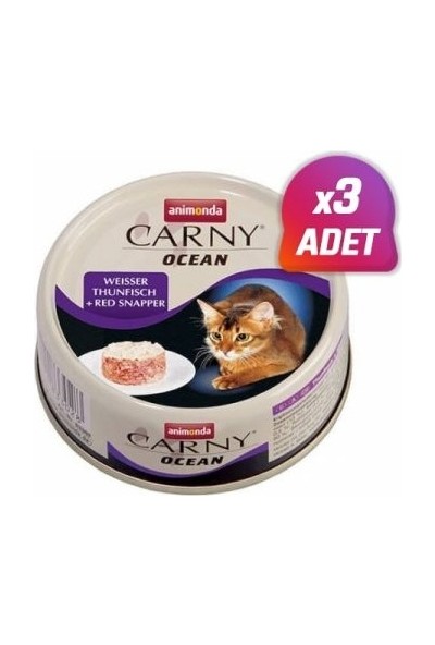 3 Adet - Animonda Carny Ton ve Kırlangıç Kedi Konservesi 80 gr 3 Adet - Animonda Carny Ton ve Kırlangıç Kedi Konservesi 80 gr