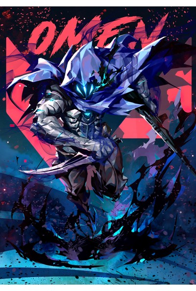 Shaco Design Valorant Omen Poster Shaco Design Valorant Omen Poster