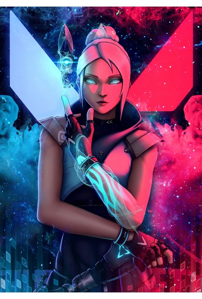 Shaco Design Valorant Jett Poster Shaco Design Valorant Jett Poster