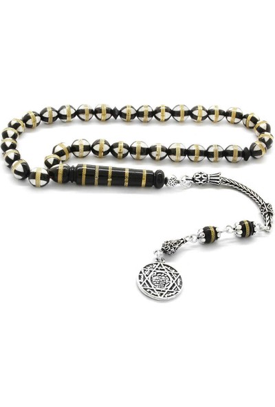 Nipora 925 Ayar Gümüş Püsküllü Beyaz Mine Dolgulu Pirinç Sarmal Küre Kesim Kuka Tesbih Nipora 925 Ayar Gümüş Püsküllü Beyaz Mine Dolgulu Pirinç Sarmal Küre Kesim Kuka Tesbih