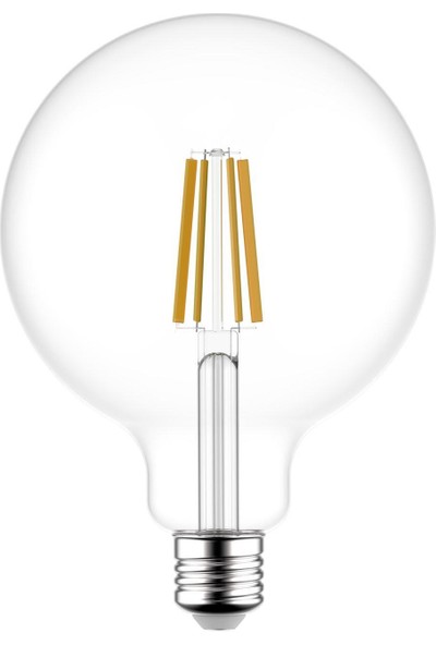 Global K2 KES507 8W E27 2700K Sarı Flamanlı Rustik LED Ampul Global K2 KES507 8W E27 2700K Sarı Flamanlı Rustik LED Ampul