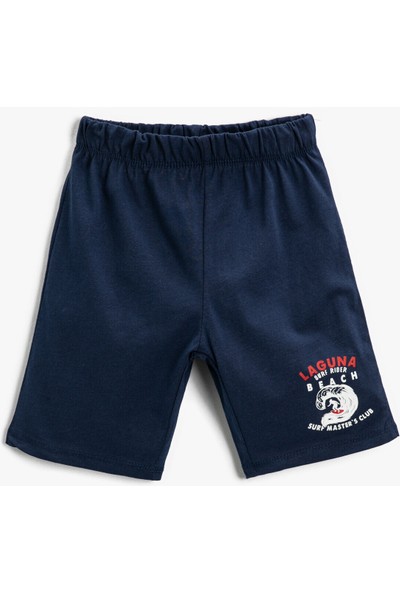 Koton Surf Baskılı Şort Pamuklu