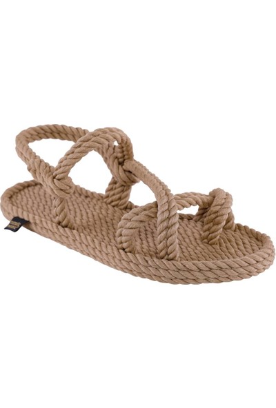 Nomadic Republic Capri 012 Bej Kadın Halat & Ip Sandalet