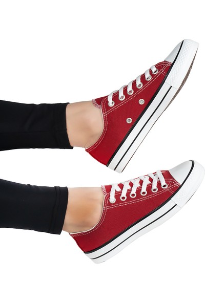 Kadın Erkek Kısa Keten Spor Ayakkabı