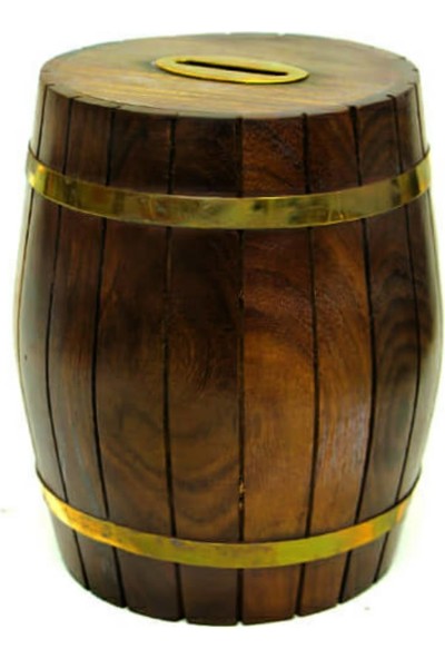 BRK Home Kumbara Fıçı Ahşap