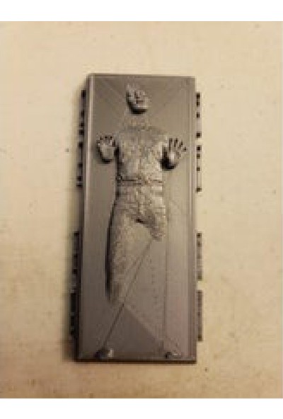 Kargolat Star Wars Temalı Han Solo Karbonit Hapis Figürü Model Dekoratif Kargolat Star Wars Temalı Han Solo Karbonit Hapis Figürü Model Dekoratif
