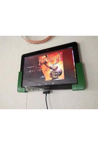 Kargolat Evrensel Tablet Tutucu Duvara Sabitleme Aparatı Vidasız Stant