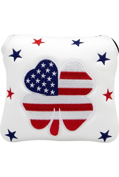 Homyl Dayanıklı Golf Putter Mallet Kafa Kapak Manyetik Kapatma Headcover Unisex Hediye Homyl Dayanıklı Golf Putter Mallet Kafa Kapak Manyetik Kapatma Headcover Unisex Hediye