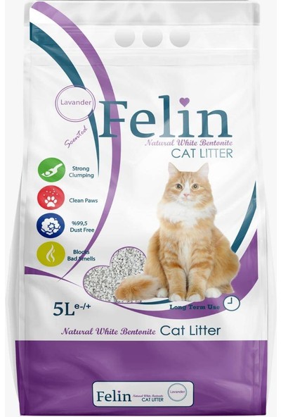 Felin Lavanta Kedi Kumu 5lt