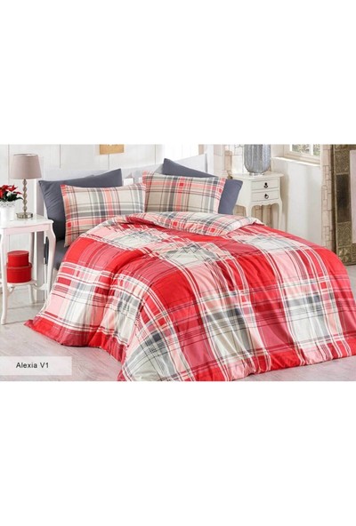 Majoli Çift Kişilik Ranforce Nevresim Takımı - Alexia Majoli Çift Kişilik Ranforce Nevresim Takımı - Alexia