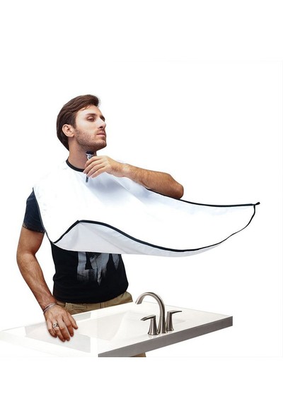 İndirim Hareketi Vantuzlu Sakal Kesme Örtüsü Beyaz İndirim Hareketi Vantuzlu Sakal Kesme Örtüsü Beyaz