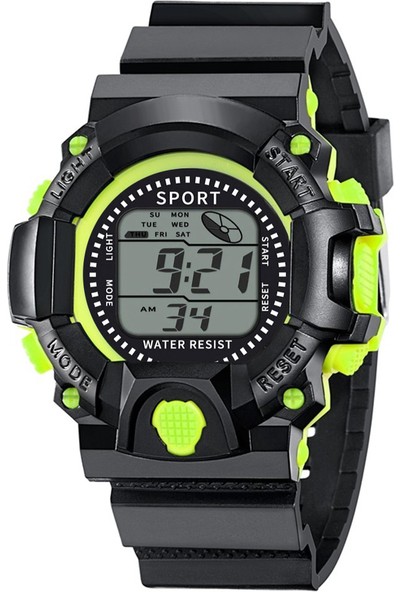 Saatse Dijital Spor Kronometre Alarm 3ATM CHR894 Erkek Genç/çocuk Kol Saati Saatse Dijital Spor Kronometre Alarm 3ATM CHR894 Erkek Genç/çocuk Kol Saati