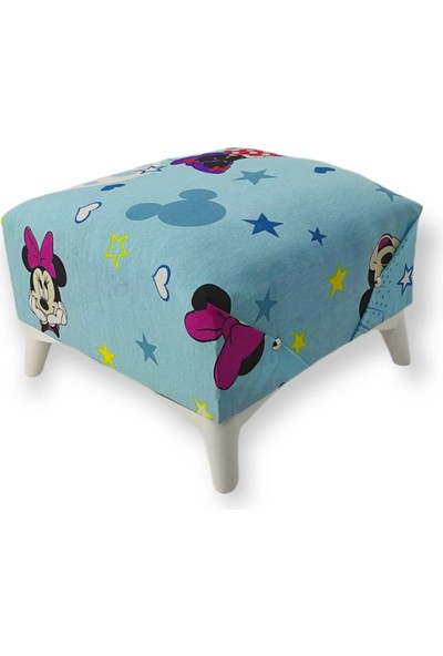 Lady Moda Çocuk Puf Mavi Mickey Mause Lady Moda Çocuk Puf Mavi Mickey Mause