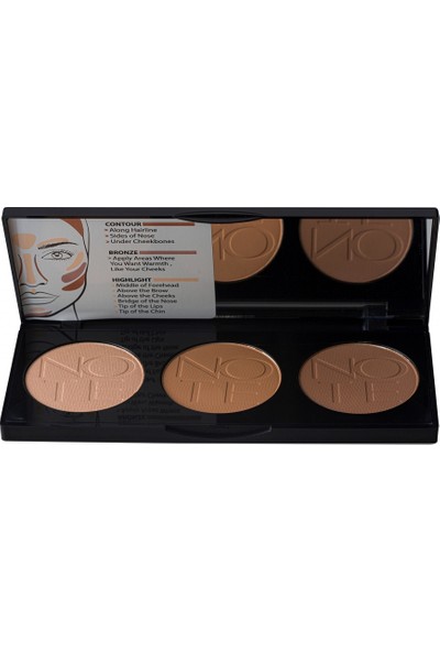 Note Perfecting Pudramsı Kontür Paleti 02 Medium To Dark Note Perfecting Pudramsı Kontür Paleti 02 Medium To Dark