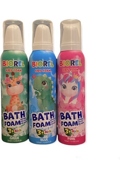 Biorel Çocuk Oyun Köpüğü (3'lü Paket)