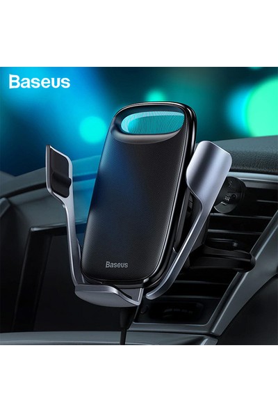 Baseus Aurora Electric Qc 3.0 Wireless Kablosuz Şarj Araç Tutucu Baseus Aurora Electric Qc 3.0 Wireless Kablosuz Şarj Araç Tutucu