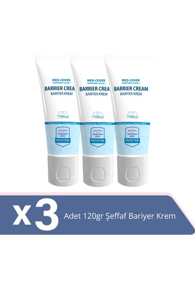 Med-Cover Şeffaf Bariyer Krem 120GRX3ADET