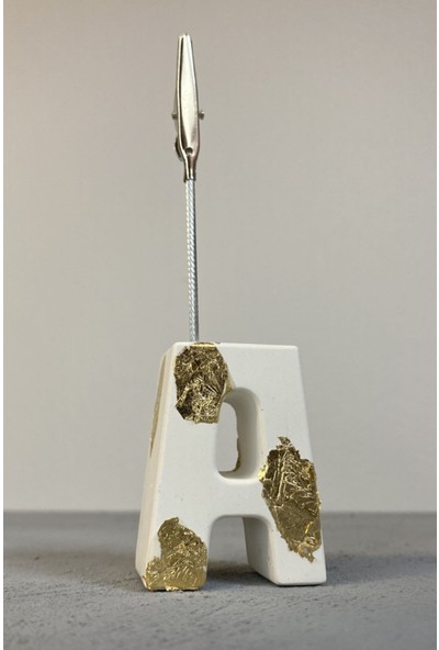 KatreCraft Not/fotğraf Tutucu A Harfi Gold KatreCraft Not/fotğraf Tutucu A Harfi Gold