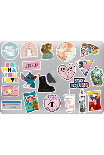 Stickir Mental Art ve Sanat Temalı Aesthetic Sticker Paketi 3 20'li - Macbook,laptop, Talet Sticker Seti Stickir Mental Art ve Sanat Temalı Aesthetic Sticker Paketi 3 20'li - Macbook,laptop, Talet Sticker Seti