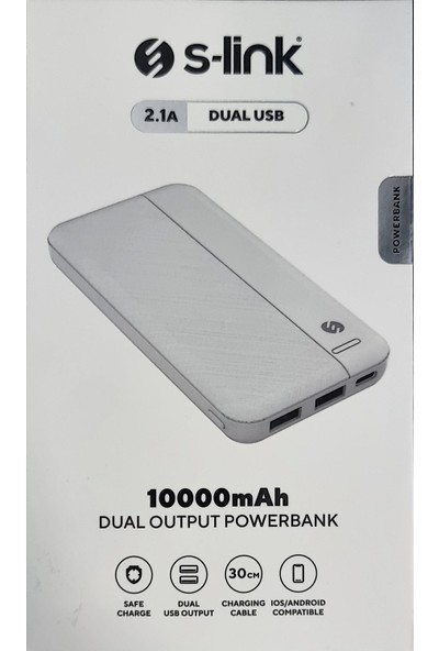 S-Link Dual USB 10000 Mah