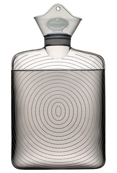 Koku Yapmayan Sıcak Su Torbası Şeffaf - Koyu Gri