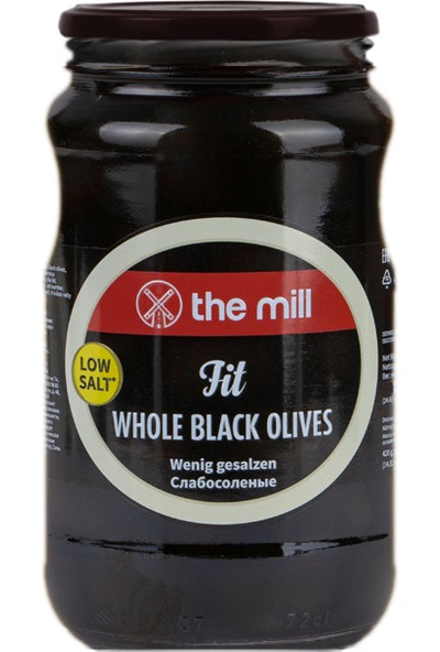 The Mill Fit Siyah Zeytin 350 gr Cam Kavanoz - Maks. %2 Tuz - Çekirdekli - Kendi Salamurasında - Kuzey Ege Bölgesi Zeytinleri The Mill Fit Siyah Zeytin 350 gr Cam Kavanoz - Maks. %2 Tuz - Çekirdekli - Kendi Salamurasında - Kuzey Ege Bölgesi Zeytinleri