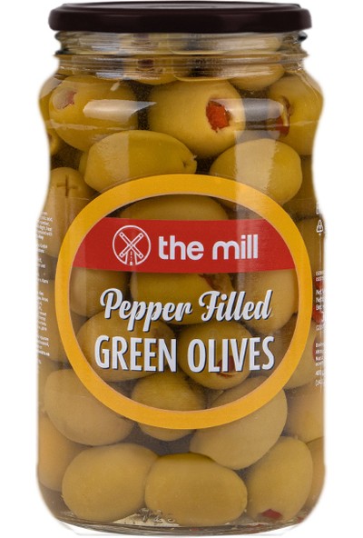 The Mill Biber Dolgulu Yeşil Zeytin 350 gr Cam Kavanoz - 2XL-L (181-230 adet/kg) - Çekirdeksiz - Salamura - Kuzey Ege Bölgesi Zeytinleri - Antioksidanca Zengin - Yüksek Miktarda E vitamini The Mill Biber Dolgulu Yeşil Zeytin 350 gr Cam Kavanoz - 2XL-L (181-230 adet/kg) - Çekirdeksiz - Salamura - Kuzey Ege Bölgesi Zeytinleri - Antioksidanca Zengin - Yüksek Miktarda E vitamini