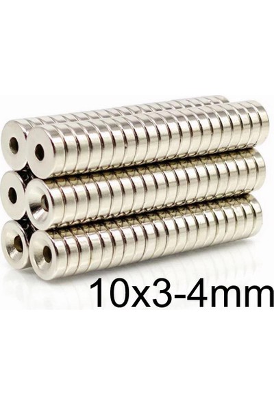 10X3-4MM Havşa Delikli Neodyum Güçlü Mıknatıs - Neodim Magnet 10X3-4MM Havşa Delikli Neodyum Güçlü Mıknatıs - Neodim Magnet
