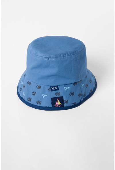 Kitti Erkek Çocuk Baskılı Kova Şapka