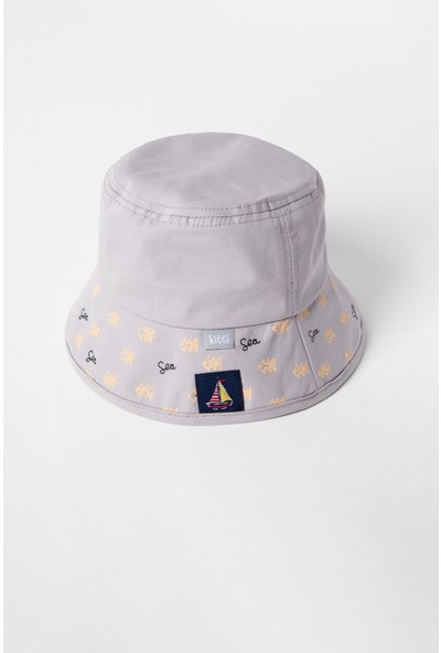 Kitti Erkek Çocuk Baskılı Kova Şapka