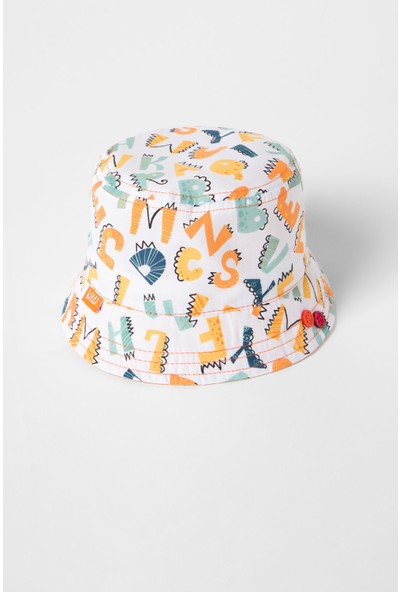 Kitti Erkek Bebek Baskılı Kova Şapka