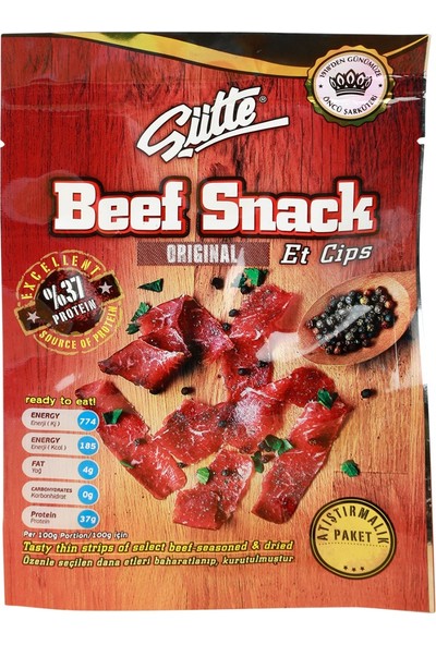 Şütte Beef Snack 25 gr Şütte Beef Snack 25 gr