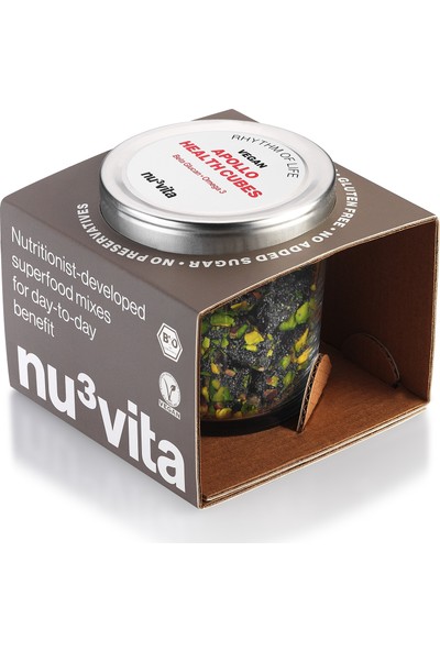 Nu3Vita Apollo Snack Cubes 160 gr Nu3Vita Apollo Snack Cubes 160 gr