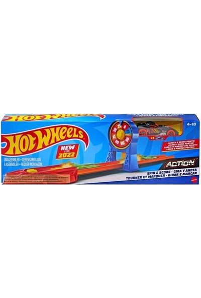 Hot Wheels Akrobasi Atlayışı Yarış Seti Döndür ve Puan Kazan HFY68 Hot Wheels Akrobasi Atlayışı Yarış Seti Döndür ve Puan Kazan HFY68