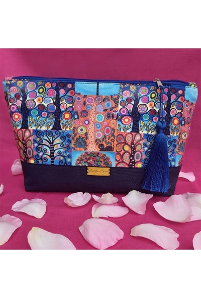 Cottoncrea Handmade Desenli Portföy & Clutch Çanta Cottoncrea Handmade Desenli Portföy & Clutch Çanta