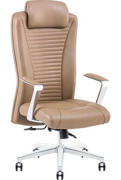 Uzay Ofis Eva Müdür Koltuğu - Krem