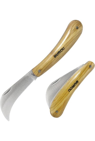 Telvesse Burcu Aşı Bıçağı Aşılama Makası Eğri Uçlu Katlanabilir 19 cm Telvesse Burcu Aşı Bıçağı Aşılama Makası Eğri Uçlu Katlanabilir 19 cm