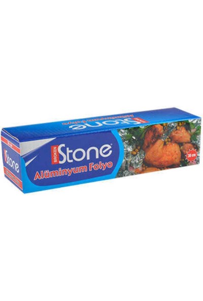 Stone 30 cm Alüminyum Folyo 800 gr Kutulu