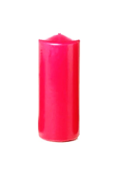 Kaktüskedi Pillar Sütun Mum 715204 6 Lı Paket