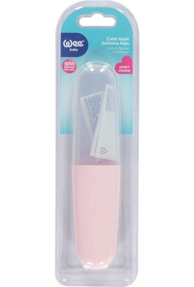 Wee Baby 887 Çatal Kaşık Saklama Kabı Pembe Wee Baby 887 Çatal Kaşık Saklama Kabı Pembe