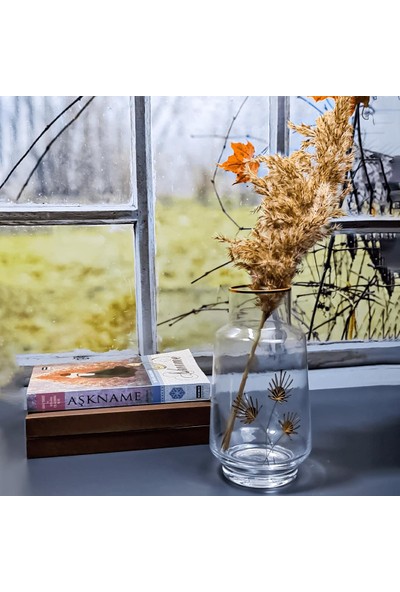 Hometarz Ev Dekorasyon Lüx Cam Masa Vazo Dekoratif Süsleme 20 cm Hometarz Ev Dekorasyon Lüx Cam Masa Vazo Dekoratif Süsleme 20 cm