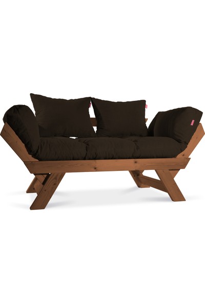 Dekoro Kombin Wood Ahşap Iki Kişilik Kanepe (Gürgen/kahverengi) Dekoro Kombin Wood Ahşap Iki Kişilik Kanepe (Gürgen/kahverengi)