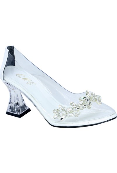 Trendyshose 03739 Şeffaf Taşlı 7 cm Topuk Kadın Ayakkabı Trendyshose 03739 Şeffaf Taşlı 7 cm Topuk Kadın Ayakkabı