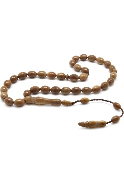 Nipora Sistemli Açık Renk Arpa Kesim Kuka Tesbih