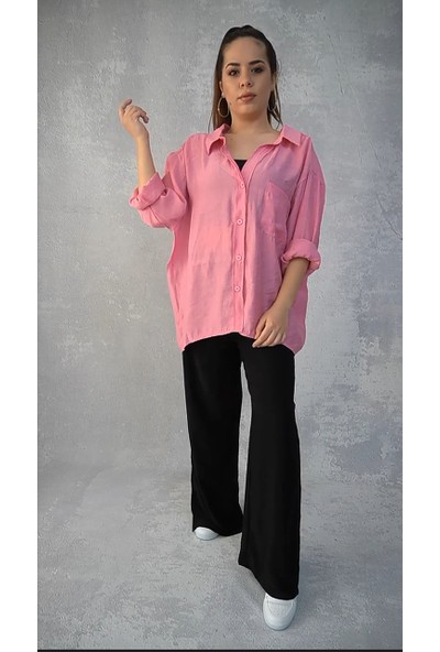 Fast Perry Düşük Omuz Oversize Gömlek Fast Perry Düşük Omuz Oversize Gömlek